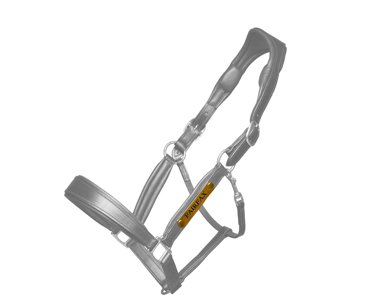 Fairfax Rio Headcollar Replacement nameplate – Fairfax Saddles